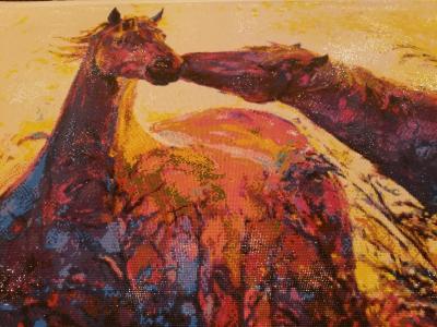 "Colorful Stallions" Diamond Painting Kit (Full Drill) - Paint With ...