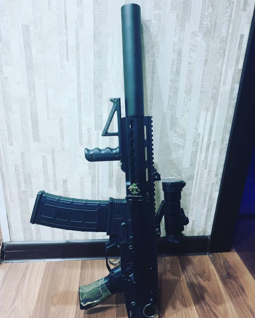 12-Inch Raptor Tactical Rifled Barrel, Autococker Threaded (22mm Muzzl ...