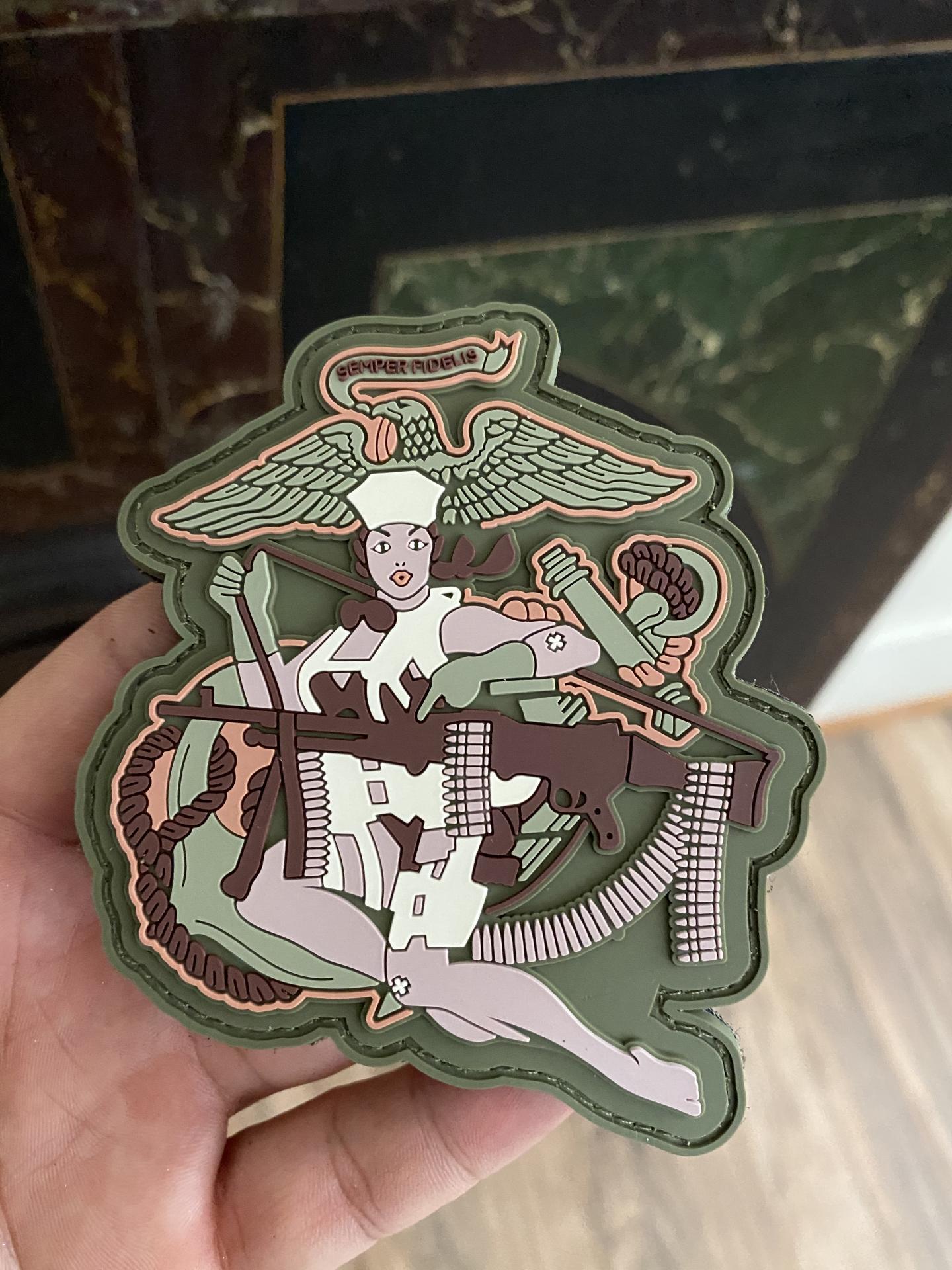 Sinister Gear "Pin-up Army Girl" PVC Patch – MCS